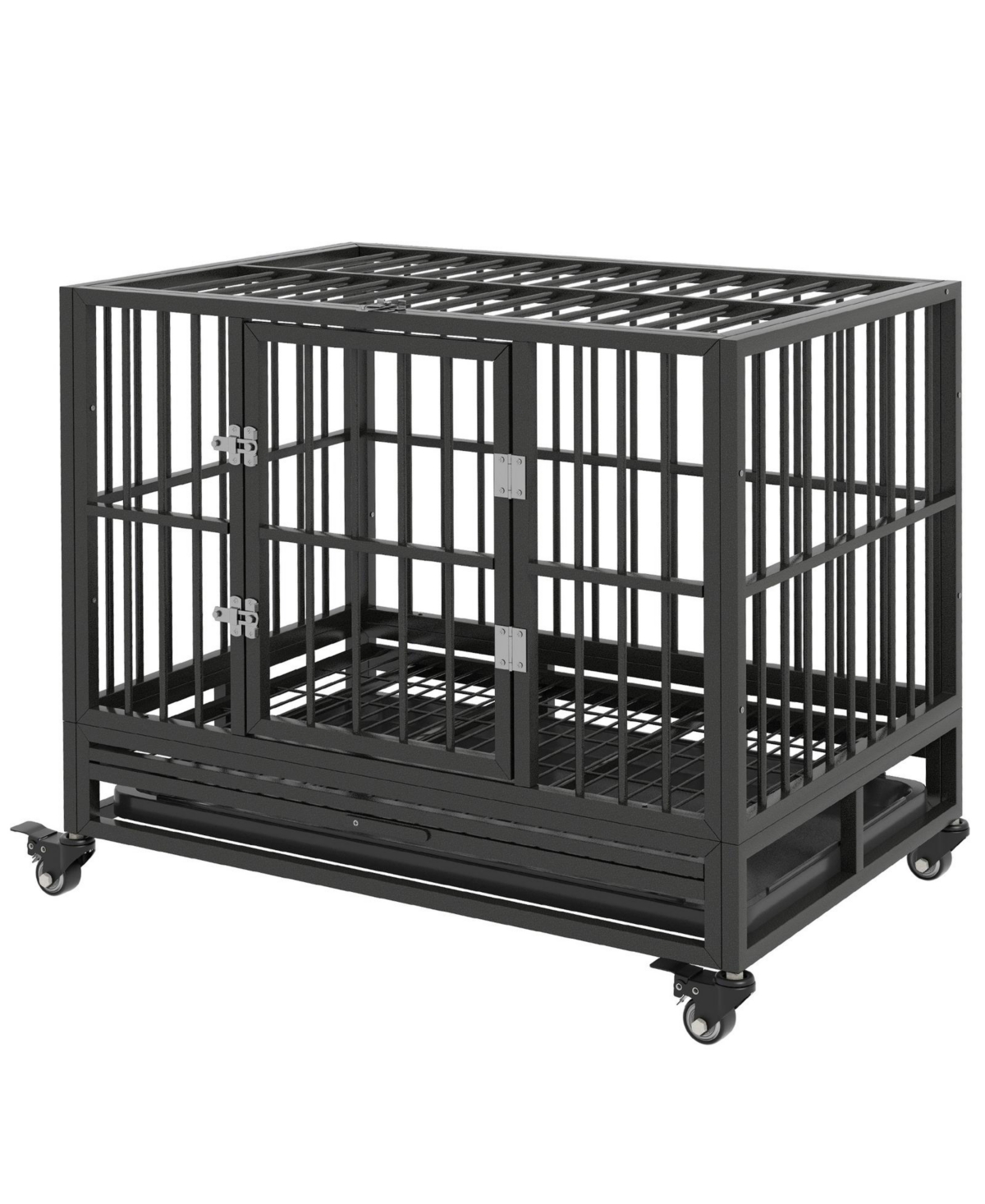 Click here for Ruie Heavy Duty Metal Dog Crate Kennel with Lockab... prices