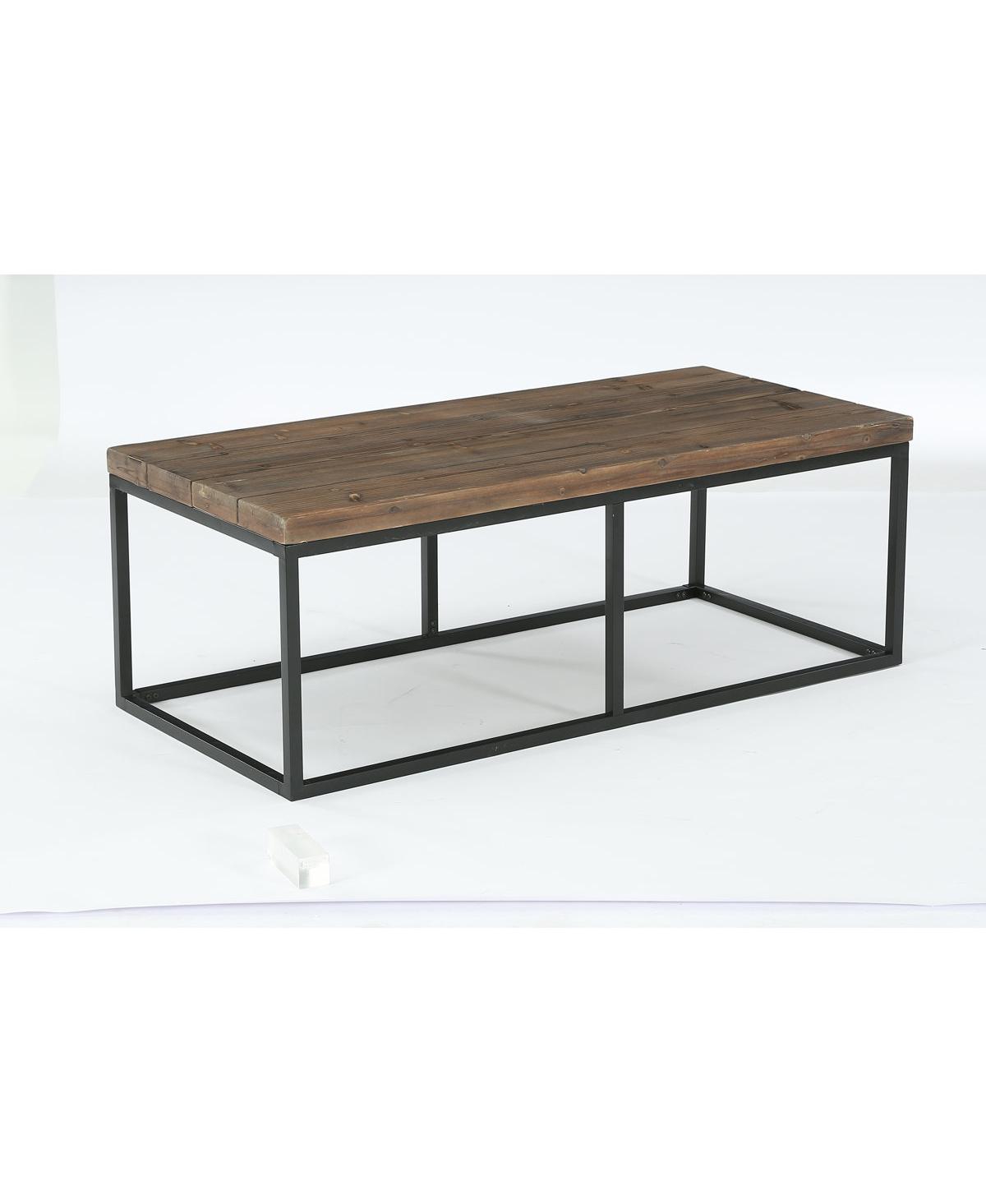 Click here for Tribesigns 55 Rustic Solid Wood Coffee Table with... prices