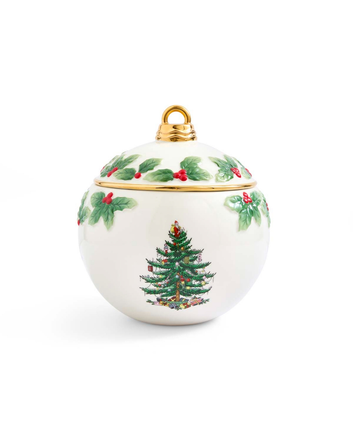 Click here for Spode Christmas Tree Bauble 54 oz. Cookie Jar - Mu... prices
