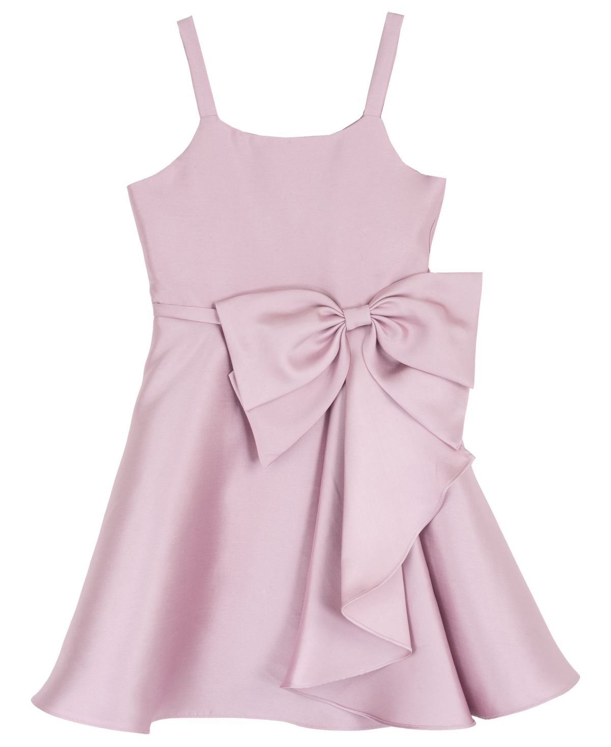 Click here for Rare Editions Girls 7-16 Solid Mikado Cascade Dres... prices