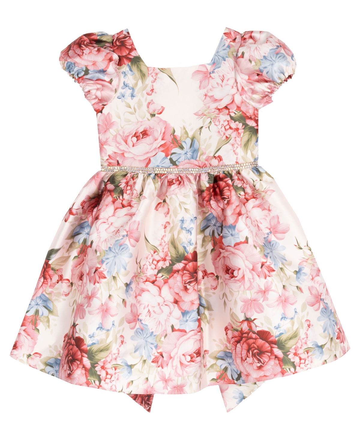 Click here for Rare Editions Girls 4T-6X Printed Mikado Dress - T... prices