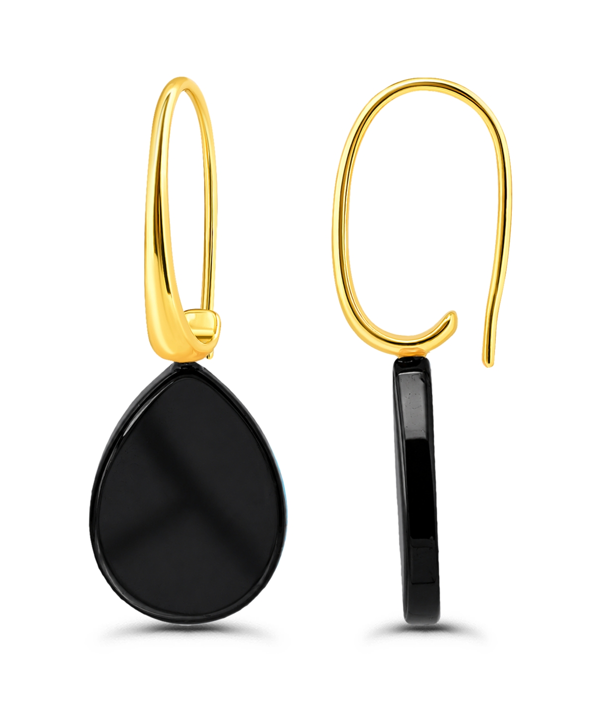 Click here for Macys Genuine Howlite Chrysocolla Teardrop Shape D... prices