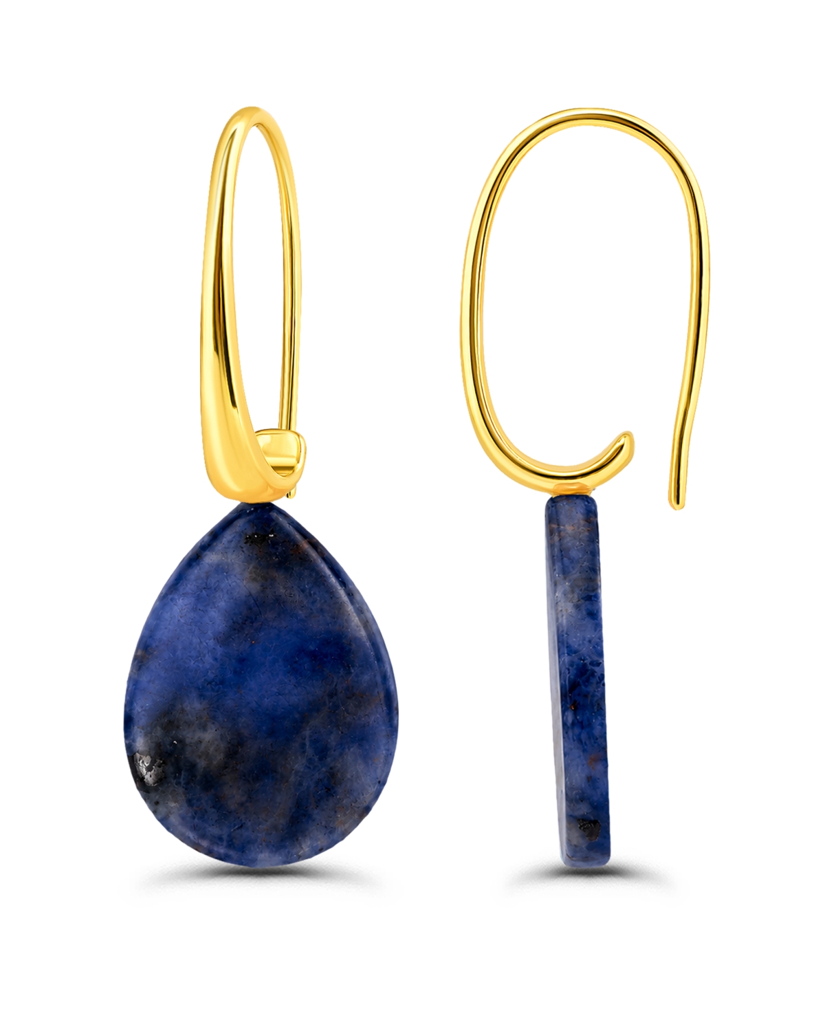 Click here for Macys Genuine Howlite Chrysocolla Teardrop Shape D... prices