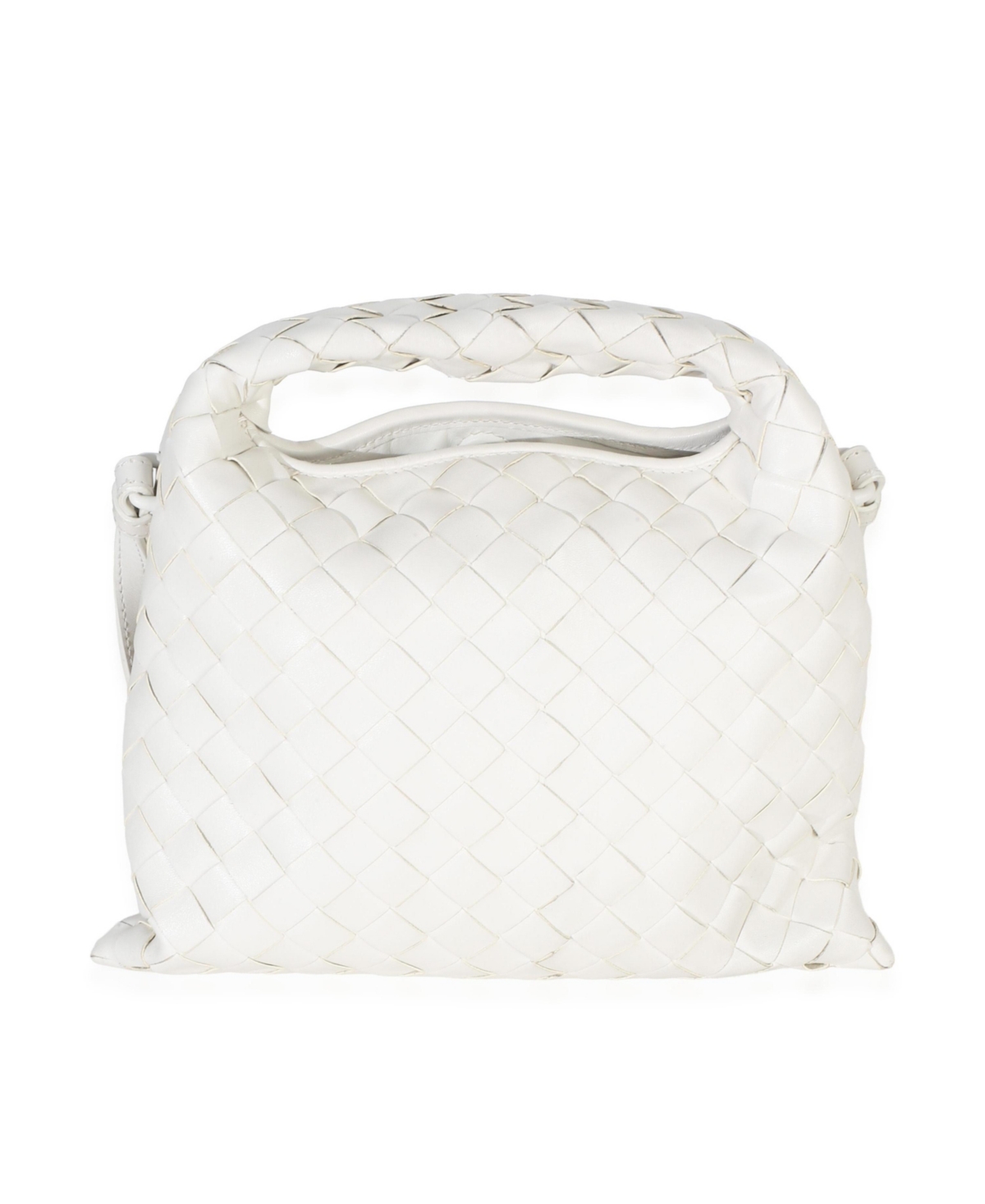 Click here for Pre-Owned Bottega Veneta Off White Nappa Intreccia... prices