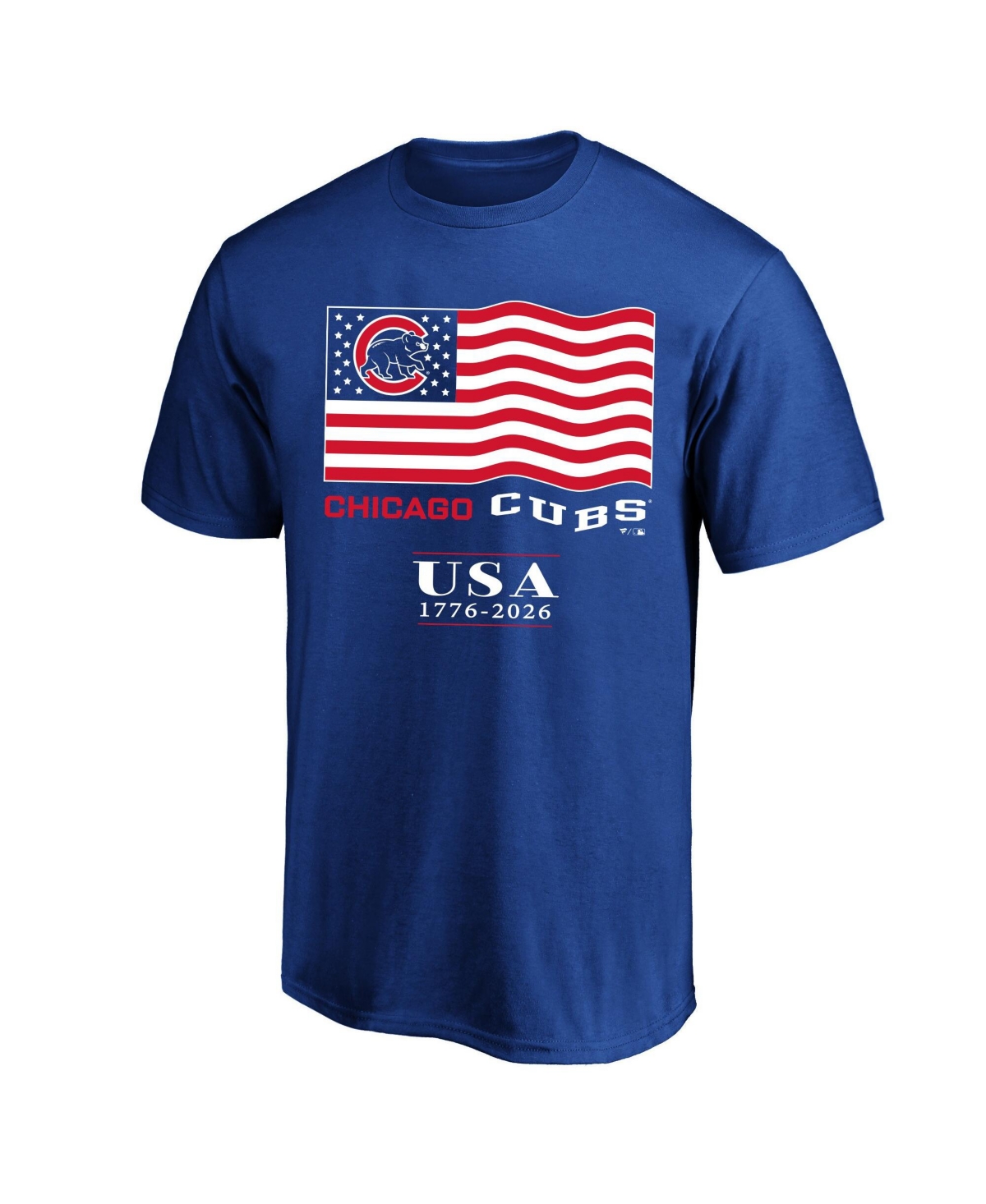 Click here for Fanatics Mens Royal Chicago Cubs Usa 1776-2026 Big... prices