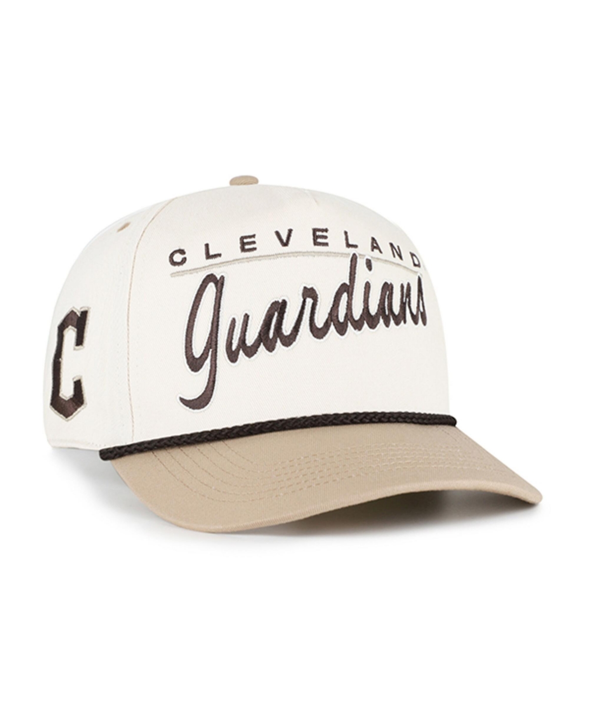 Click here for 47 Brand Mens Natural  Tan Cleveland Guardians Neu... prices