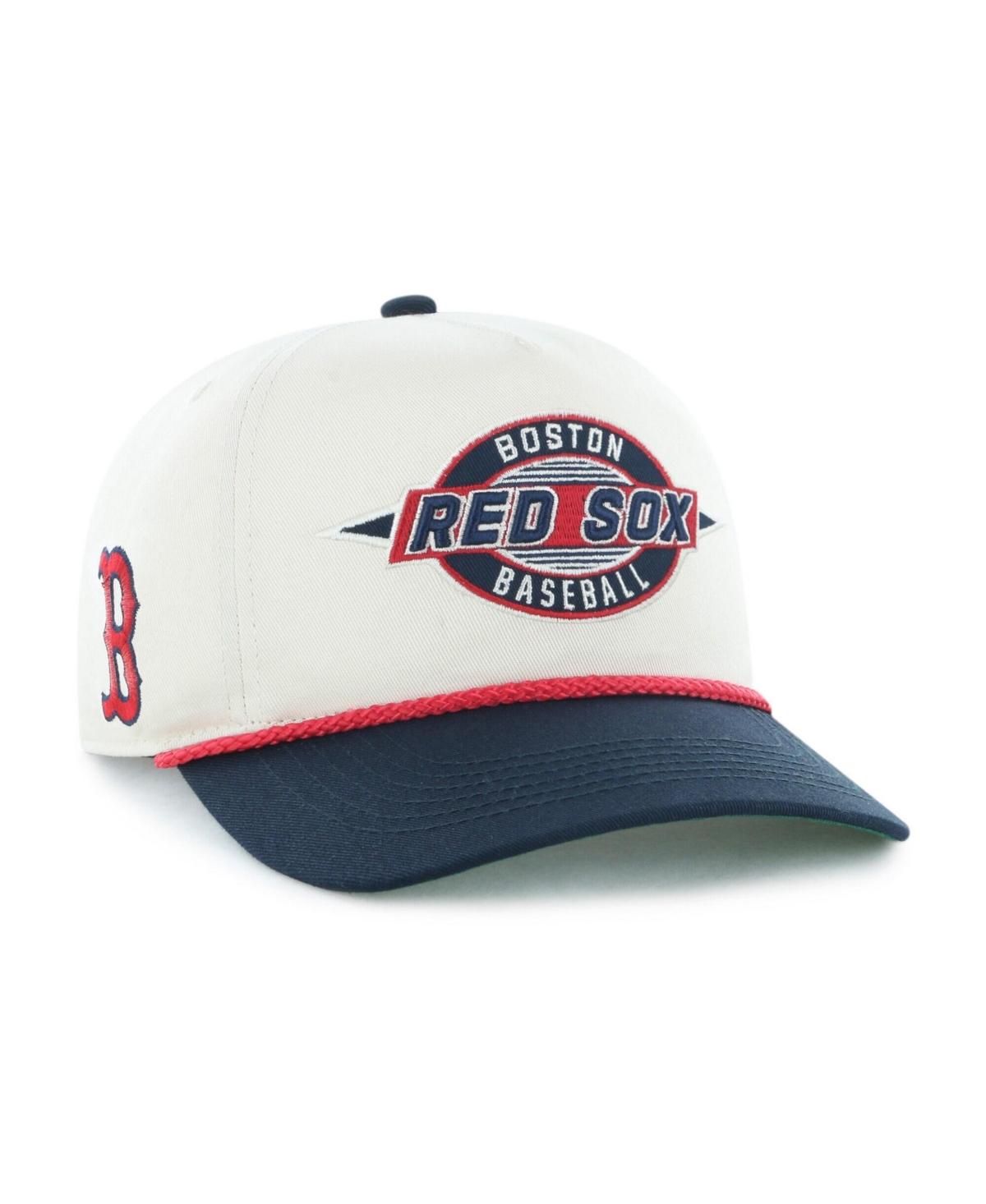 Click here for 47 Brand Mens Natural  Navy Boston Red Sox Frame O... prices