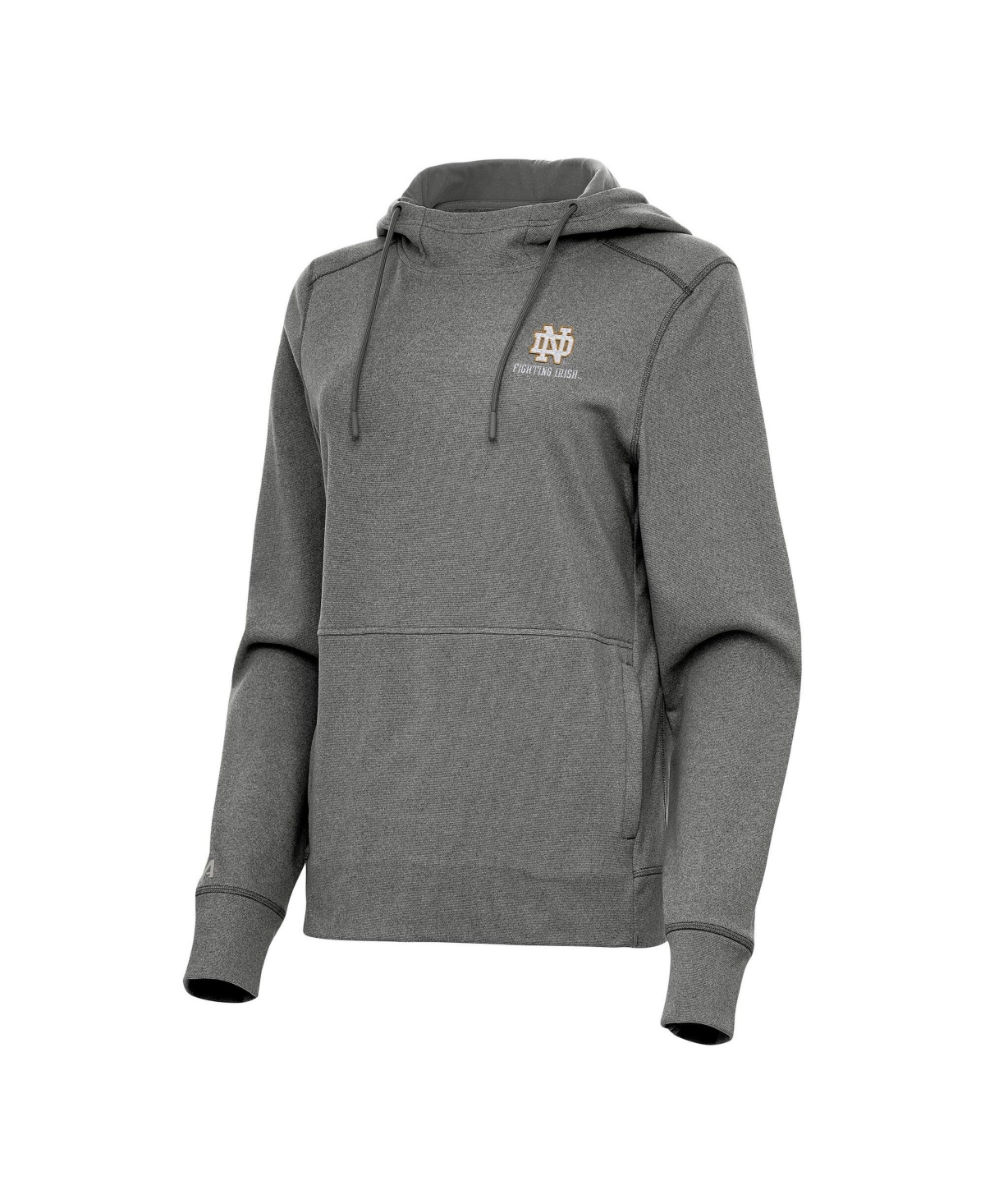 Click here for Antigua Womens Heather Charcoal Notre Dame Fightin... prices