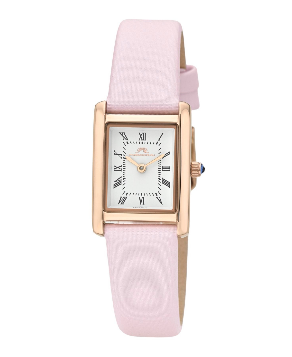 Click here for Porsamo Bleu Womens Karolina Rectangular Pink Sati... prices