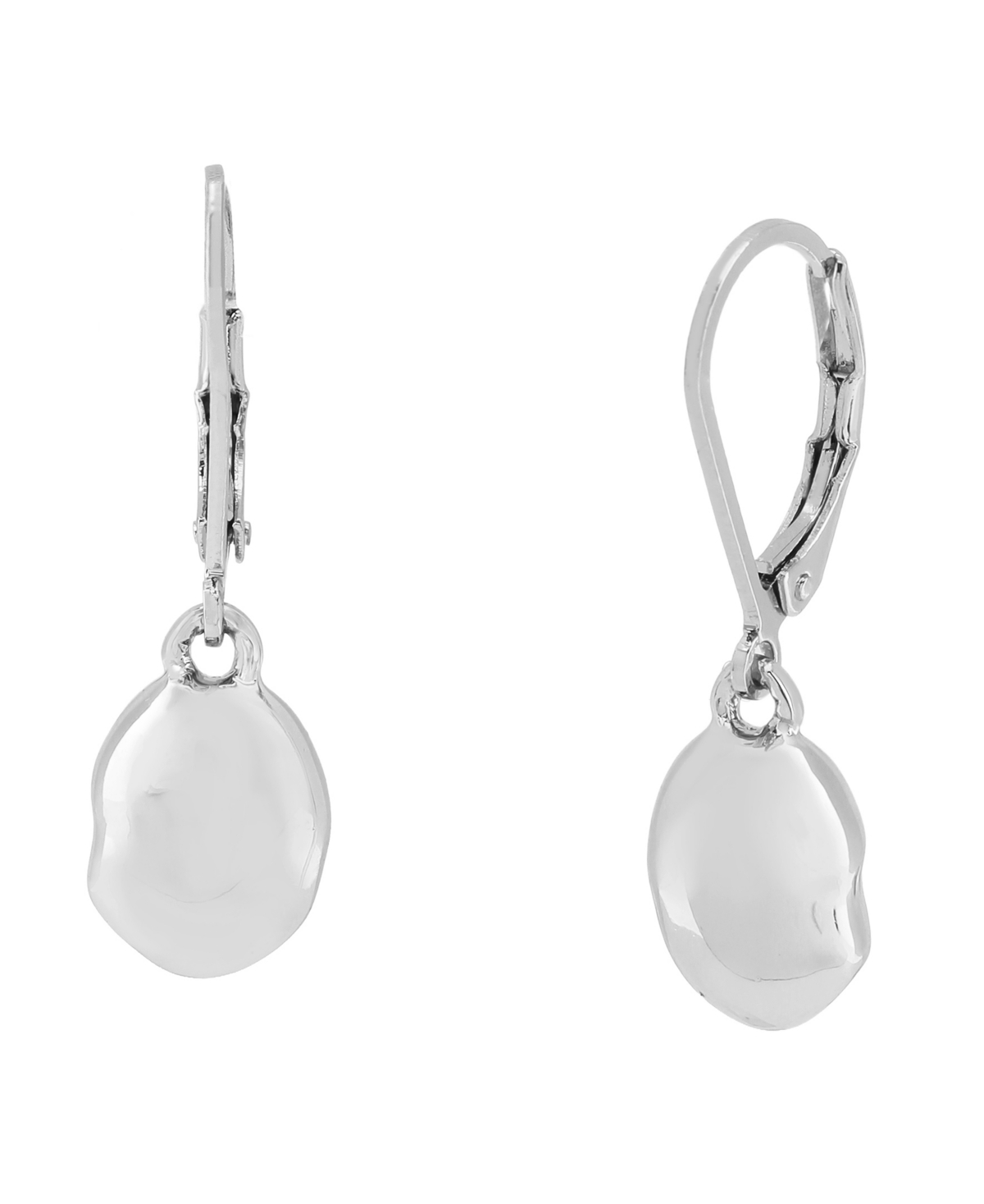 Click here for Robert Lee Morris Soho Silver Bean Drop Earrings -... prices