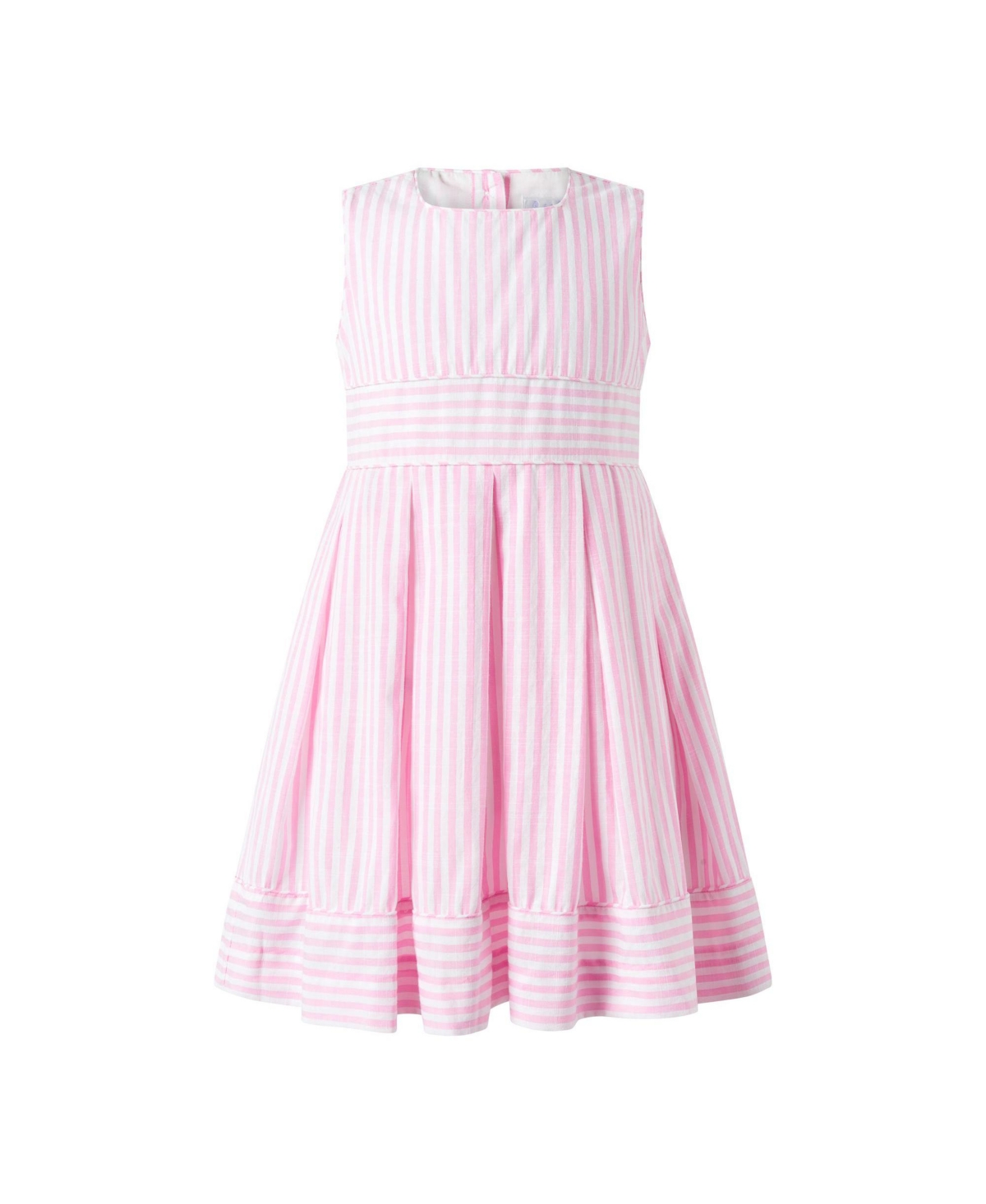Click here for Rachel Riley Girls 2-12 Pastel Oxford Pleated Dres... prices