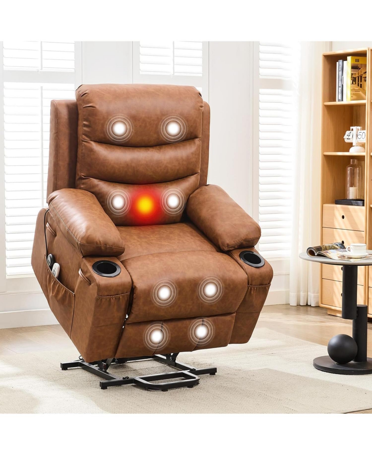 Click here for homfan Power Lift Recliner with Vibration Massage... prices