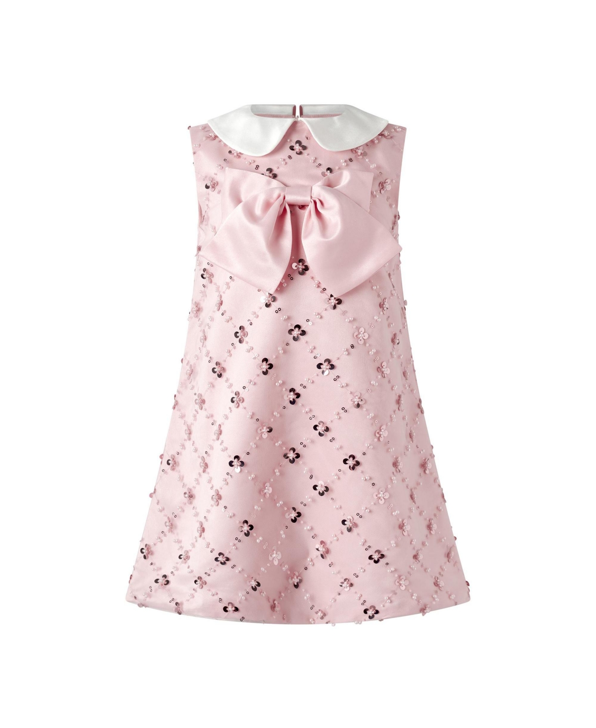 Click here for Rachel Riley Girls 2-12 Peter Pan Collar Sequin Pa... prices