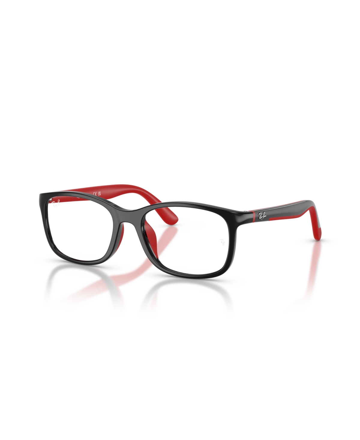 Click here for Ray-Ban Jr Child Eyeglasses  RB1644 - Black On Rub... prices