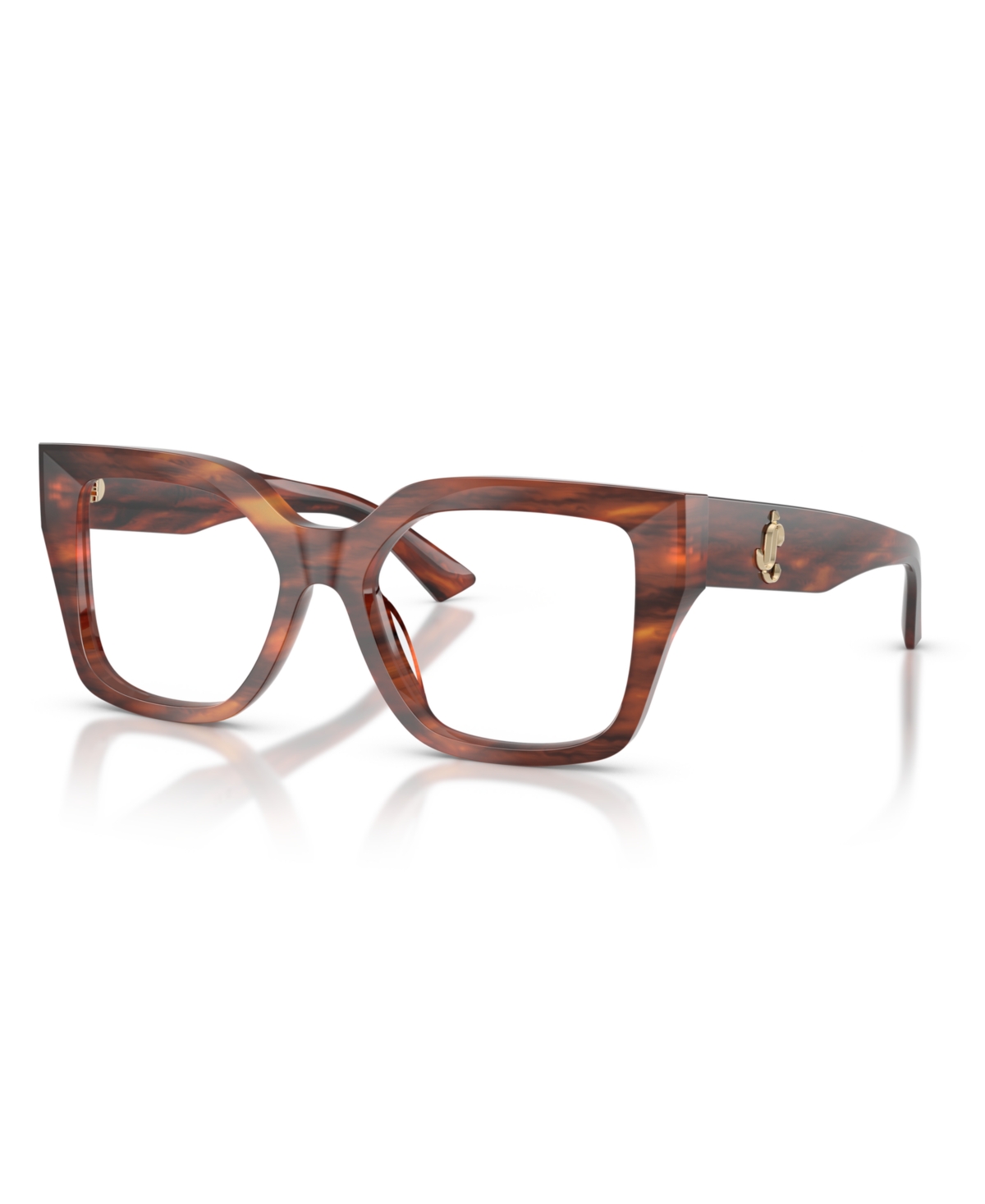 Click here for Jimmy Choo Womens Eyeglasses  JC3069U - Striped Br... prices