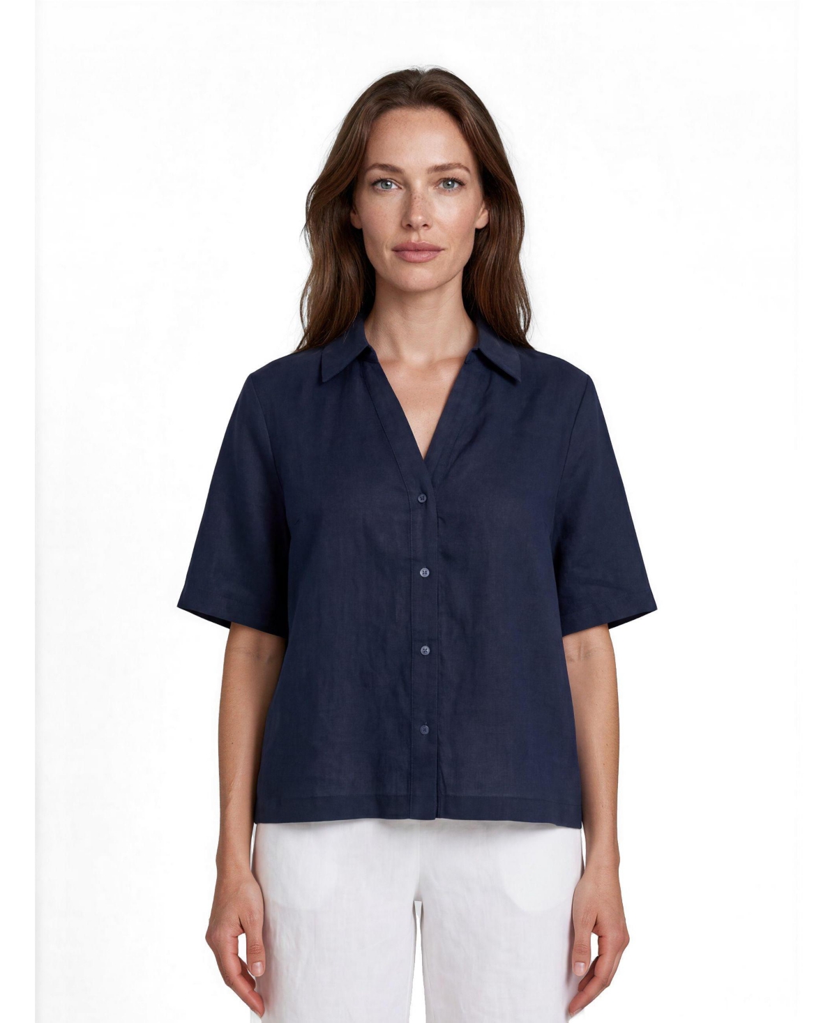 Click here for Masai Copenhagen Womens Mairyssa Smock Back Linen... prices