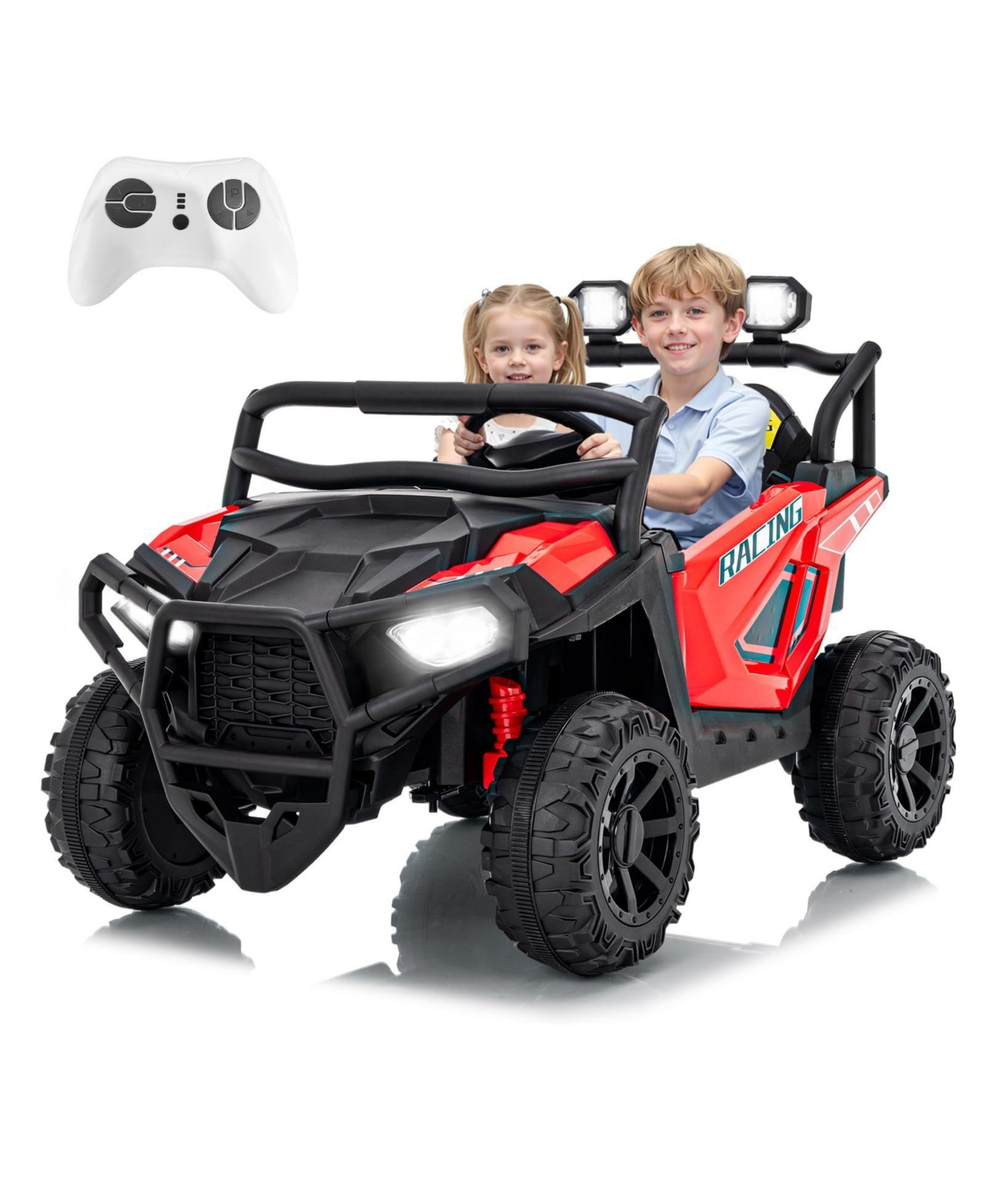 Click here for homfan 2-Seater Electric Utv Ride-On Truck with Re... prices