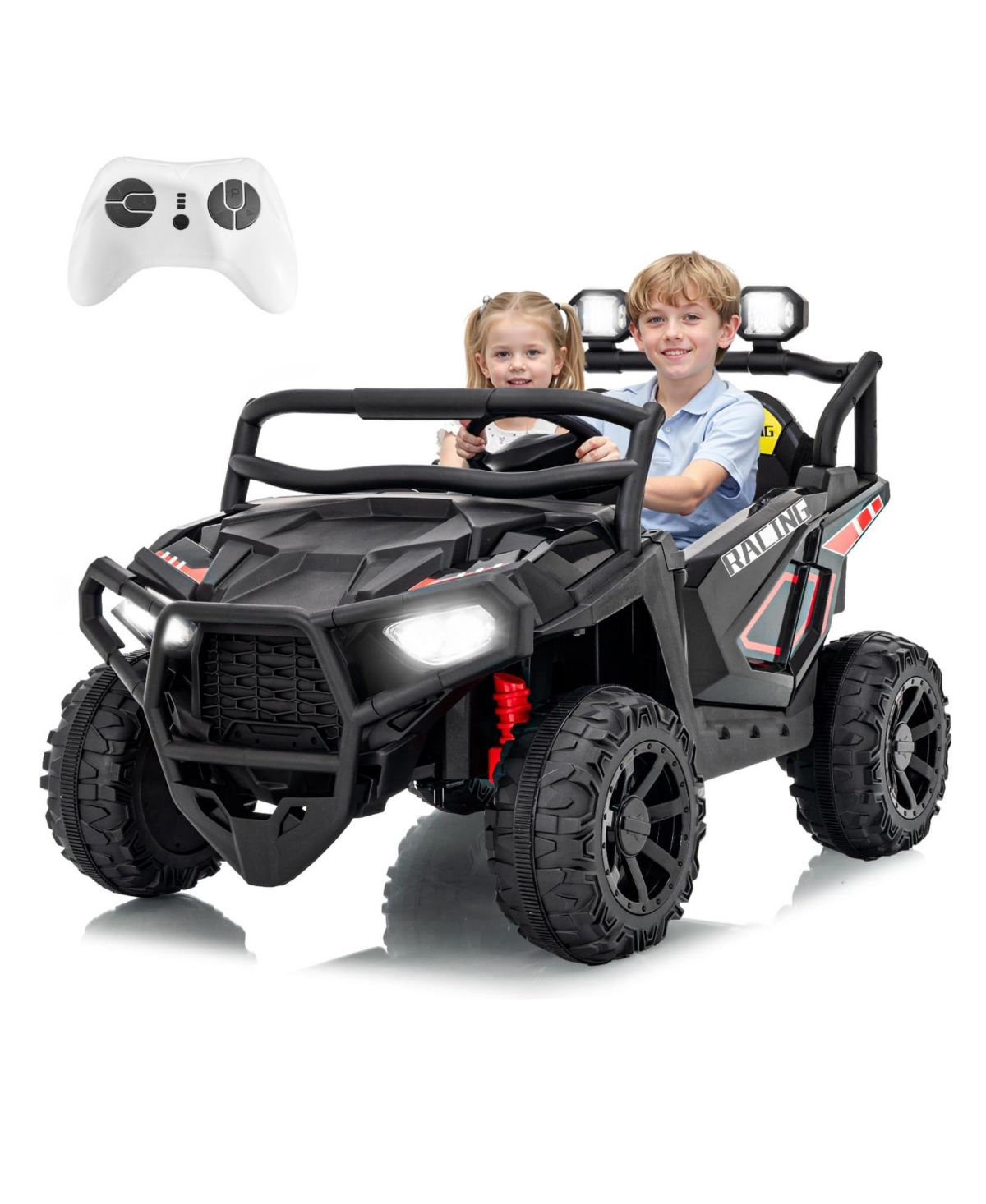 Click here for homfan 2-Seater Electric Utv Ride-On Truck with Re... prices
