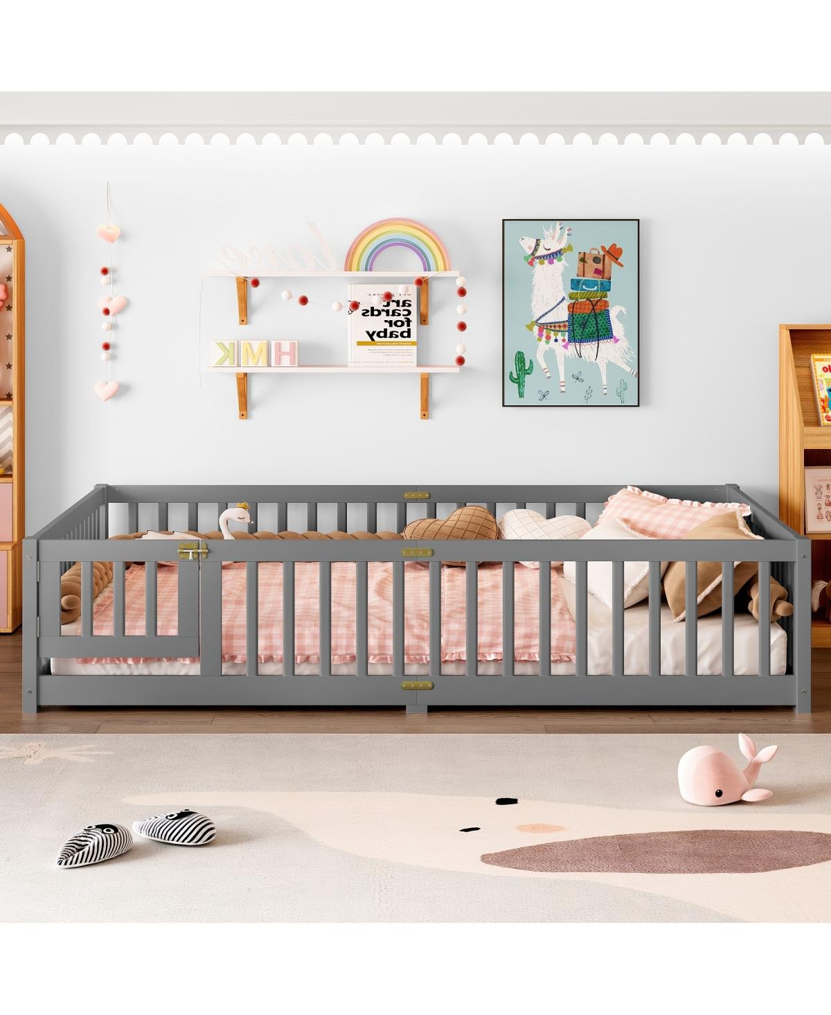 Click here for Streamdale Furniture Queen Size Bed Floor Bed with... prices