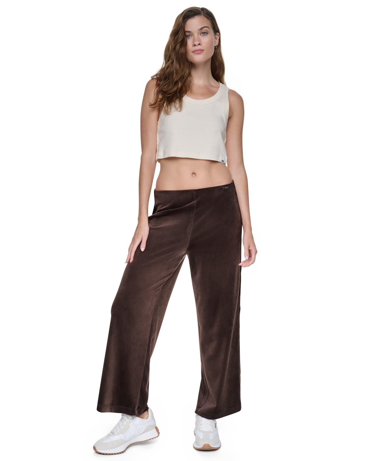 Click here for Dkny Jeans Petite Velour Wide-Leg Pull-On Pants -... prices