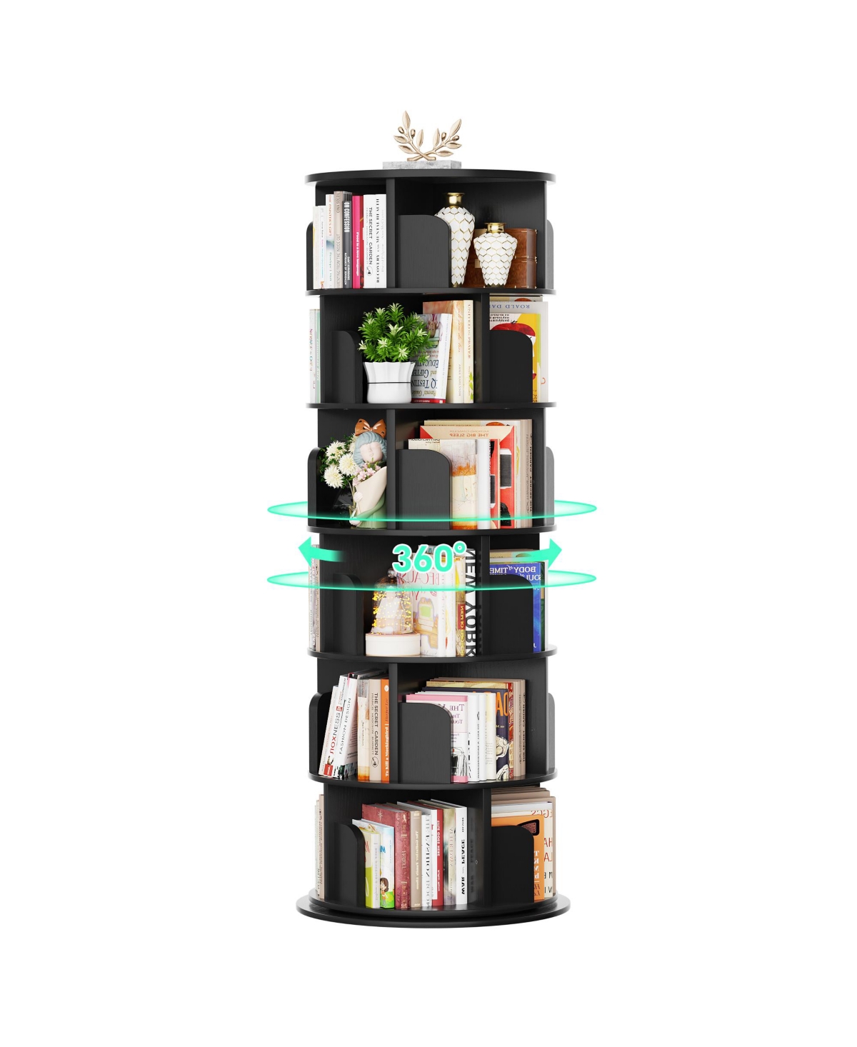 Click here for Aheaplus Rotating Bookcase  360 Display Corner Boo... prices