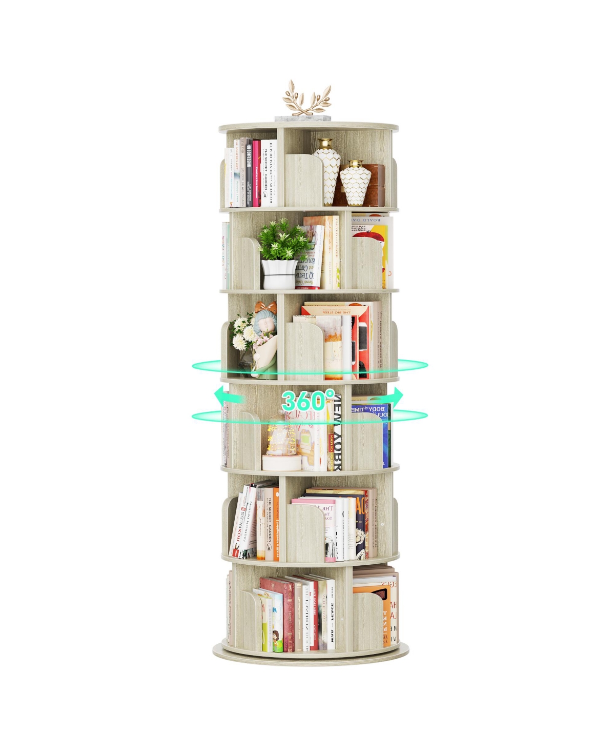 Click here for Aheaplus Rotating Bookcase  360 Display Corner Boo... prices