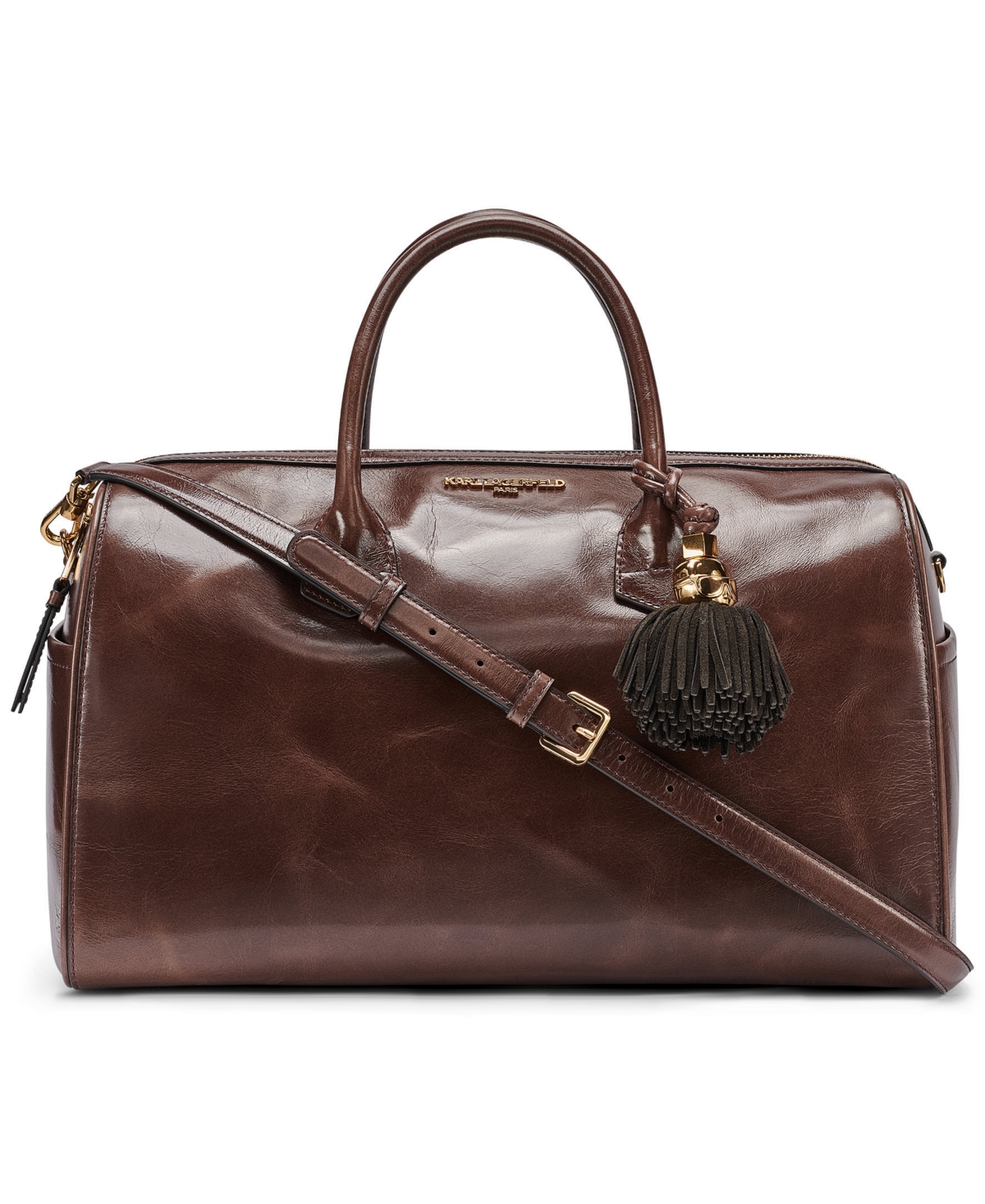 Click here for Karl Lagerfeld Paris Perette Small Leather Satchel... prices