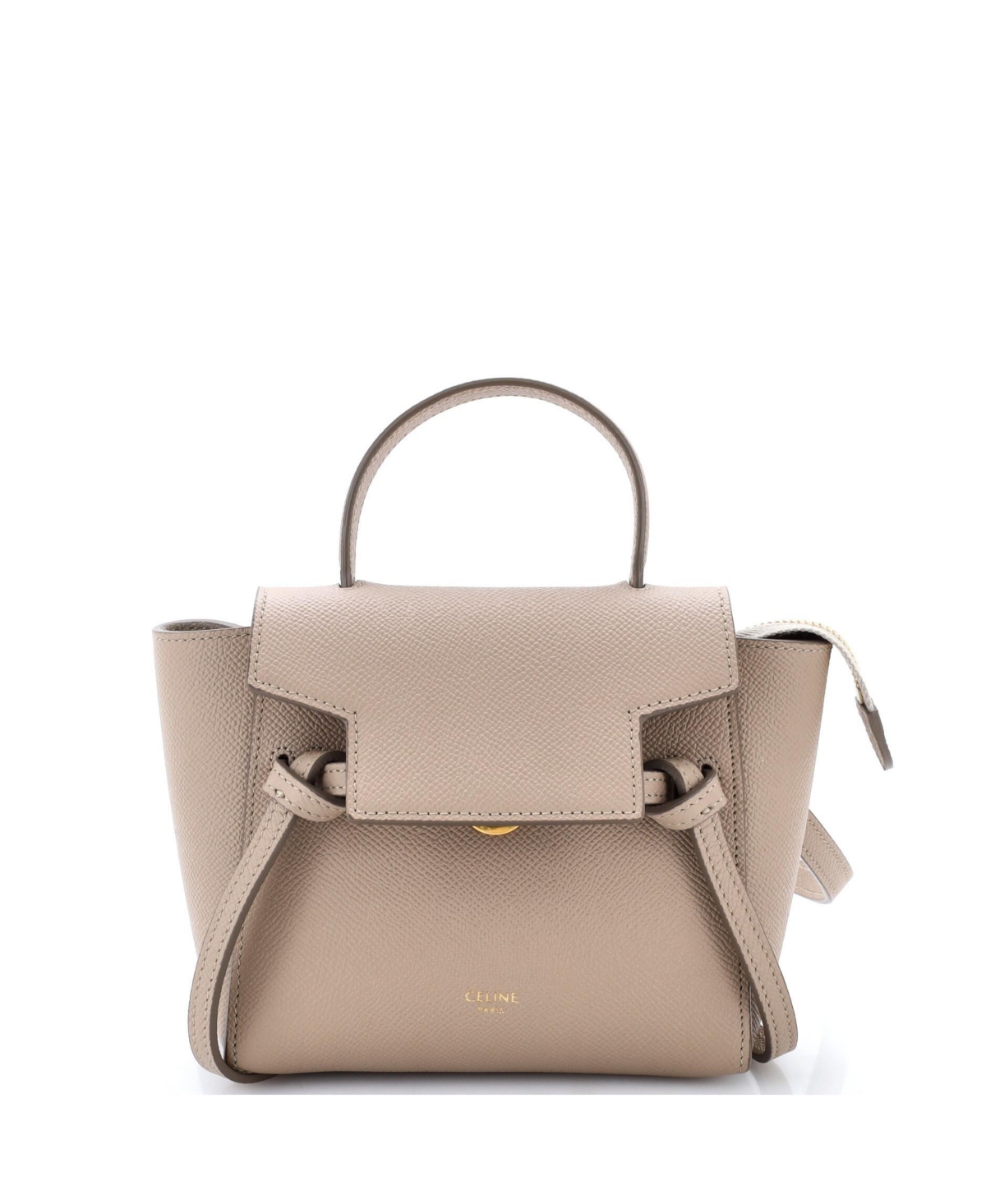 Click here for Pre-Owned Celine Pico Belt Bag Textured Leather -... prices