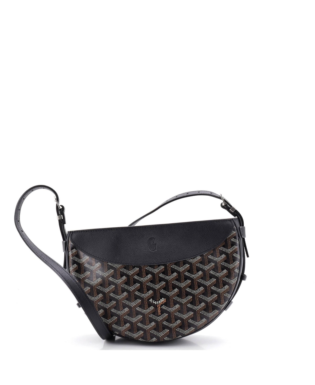 Click here for Pre-Owned Goyard Hirondelle Shoulder Bag Coated Ca... prices
