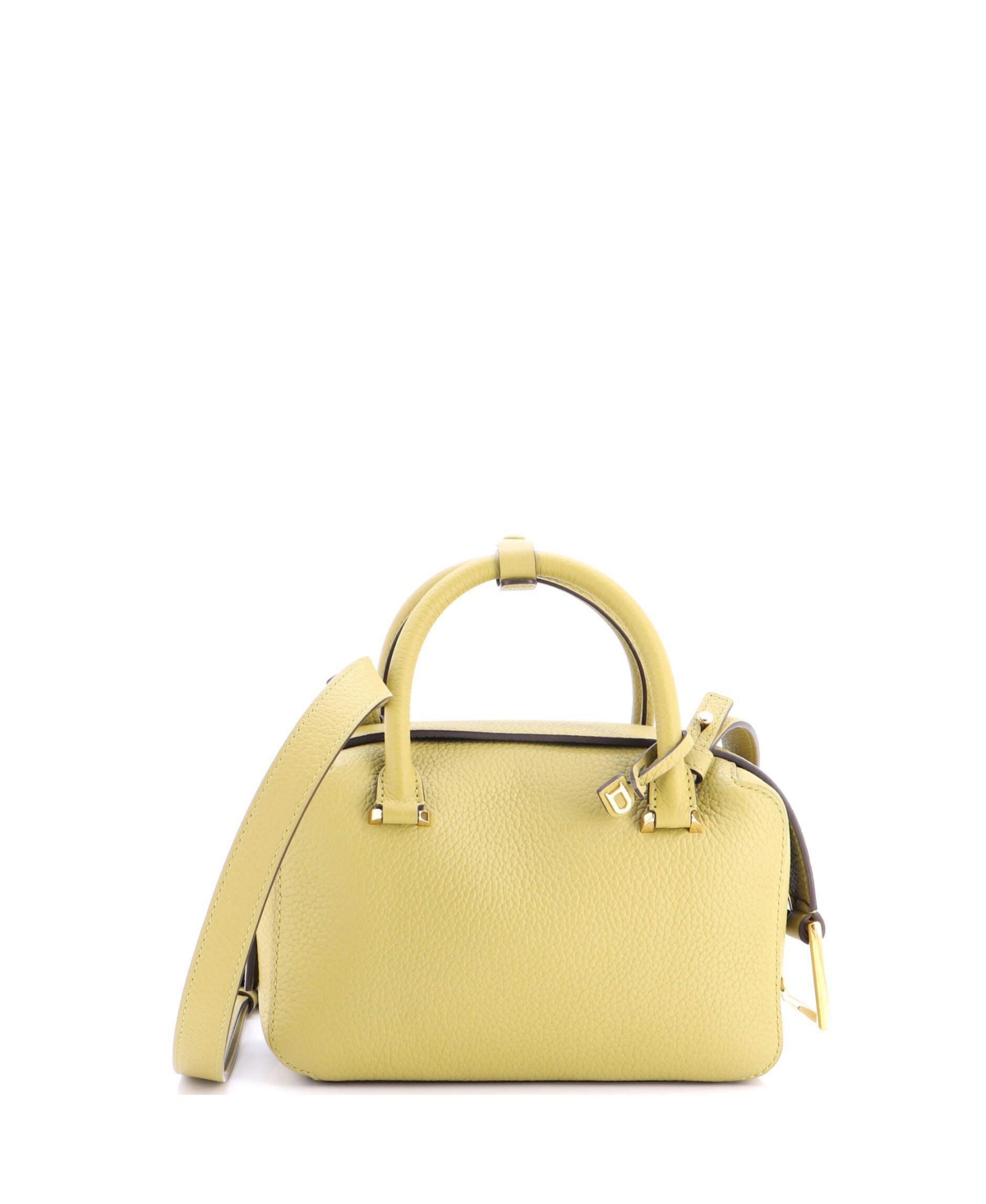 Click here for Pre-Owned Delvaux Mini Cool Box Bag Leather - Gree... prices