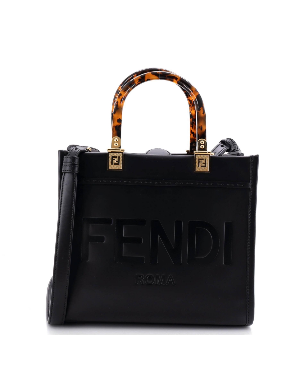 Click here for Pre-Owned Fendi Small Sunshine Shopper Tote Leathe... prices