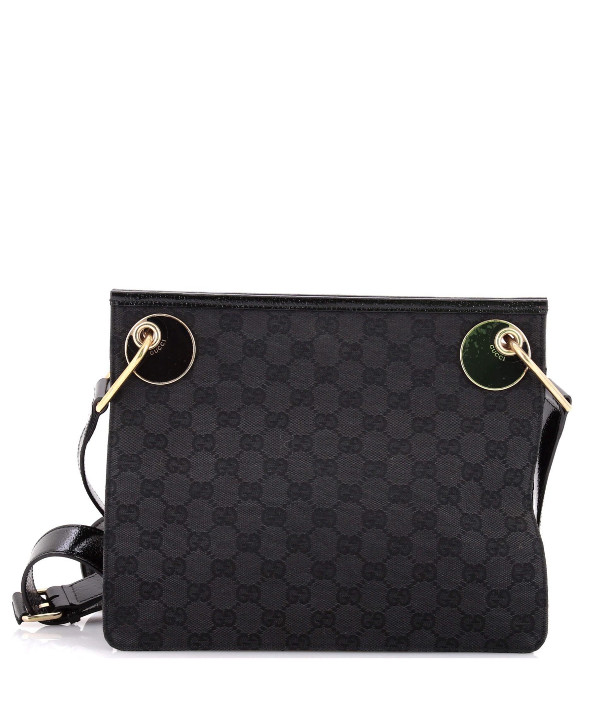 Click here for Pre-Owned Gucci Small Eclipse Messenger Bag Gg Can... prices