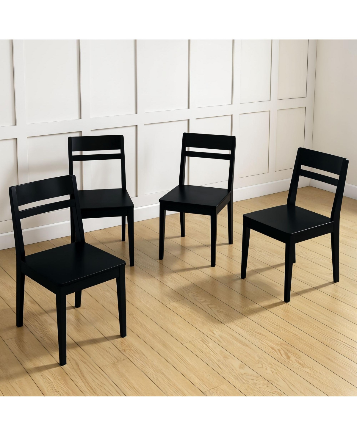 Click here for Grain & Grove Crew Dining Chair (4 pack) - Black prices