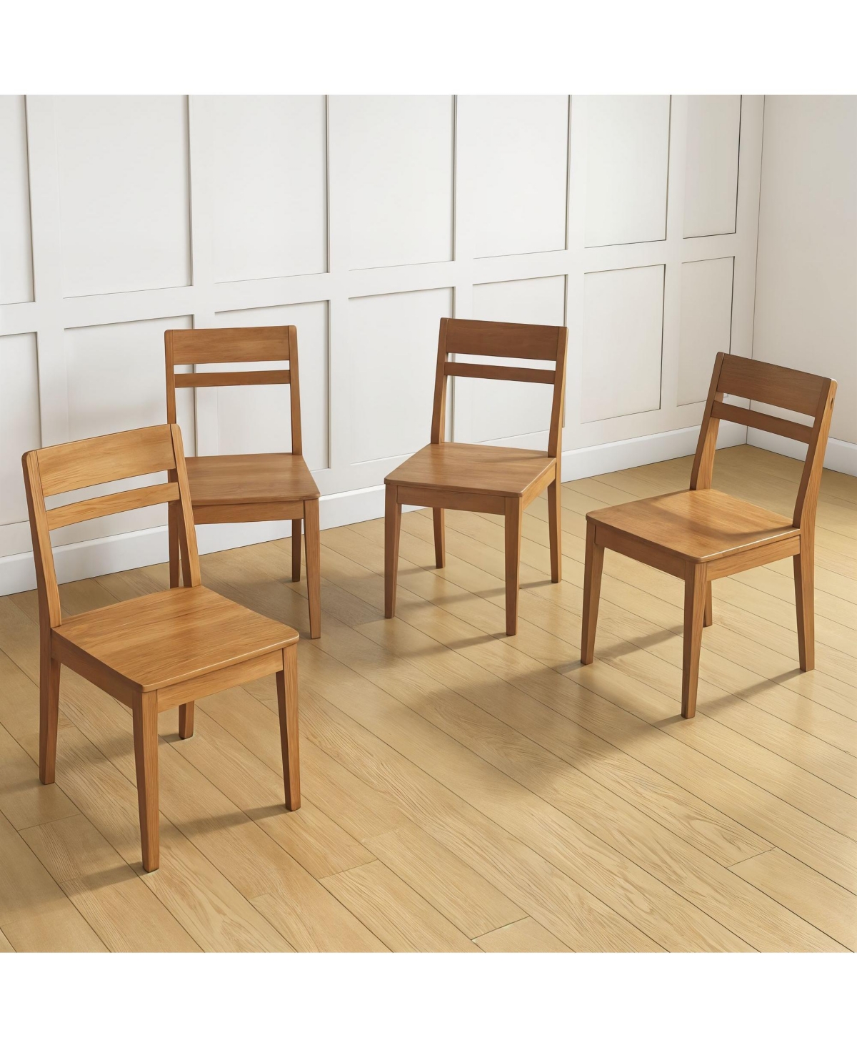 Click here for Grain & Grove Crew Dining Chair (4 pack) - Pecan prices