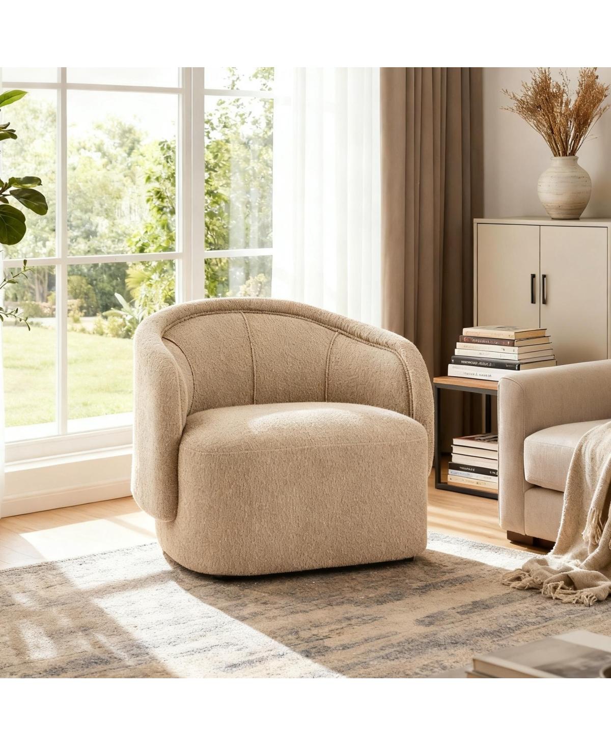 Click here for Streamdale Furniture Amanda Accent Chair Curved Bo... prices