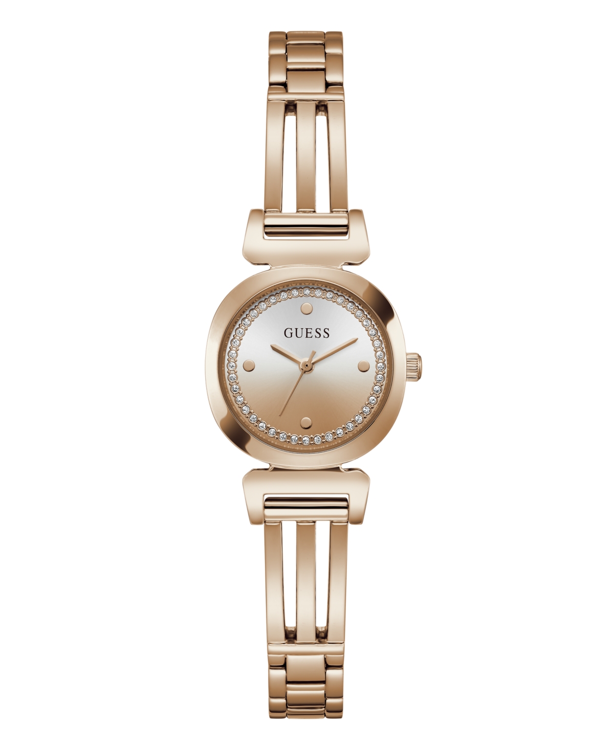 Click here for Guess Womens Quartz Rose Gold-Tone Stainless Steel... prices
