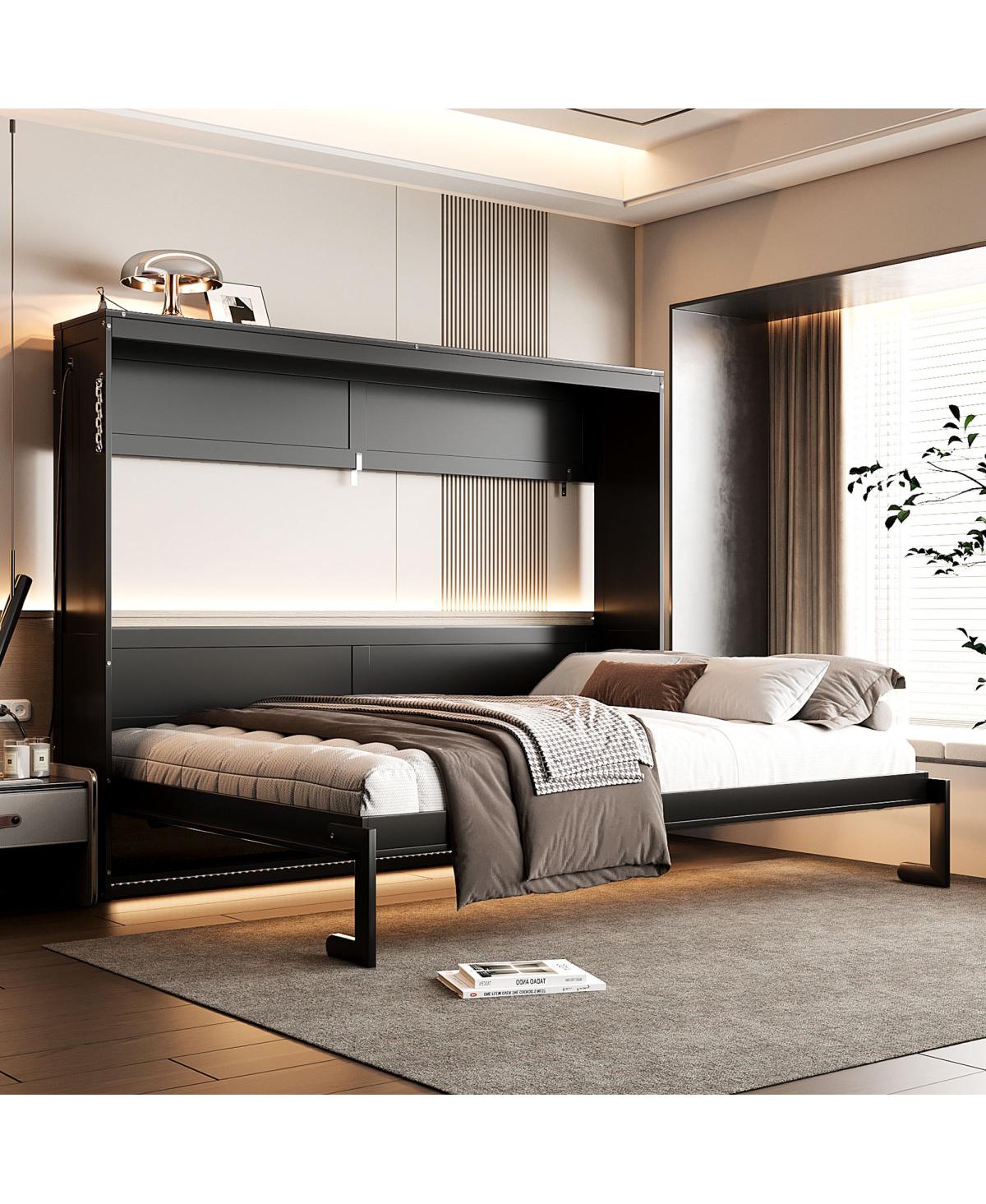 Click here for Streamdale Furniture Murphy Bed with Led  Usb - Bl... prices