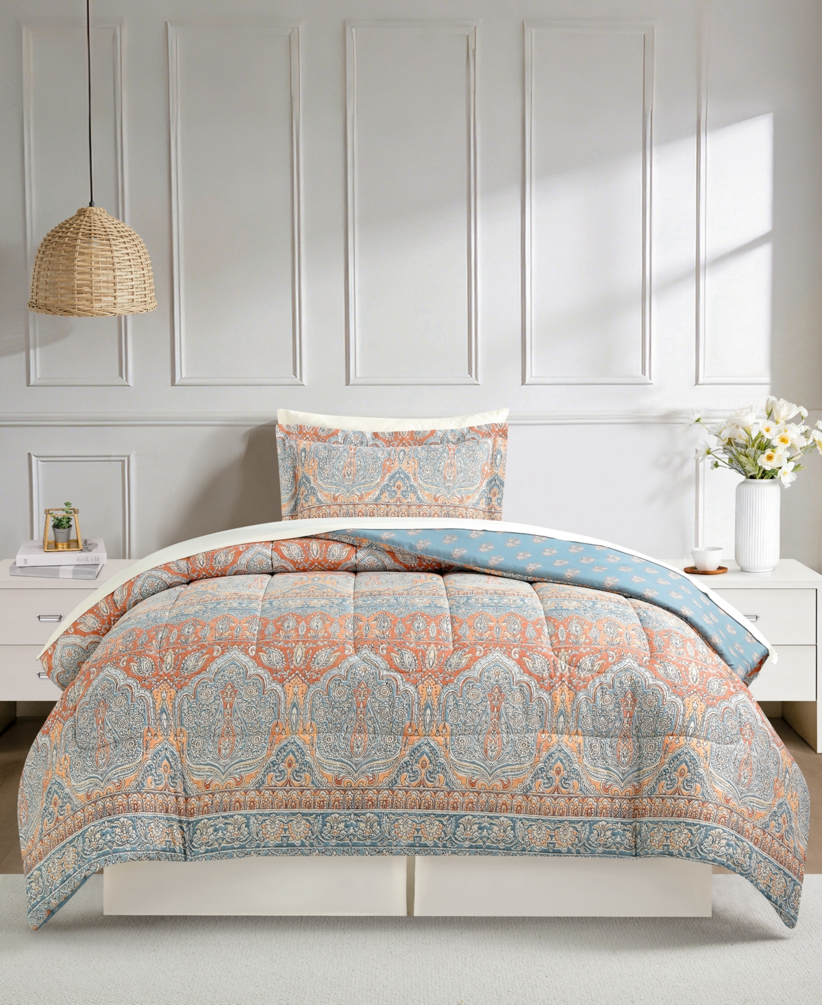 Click here for Macys Jaipur Soft Hand Feel 8-Piece Comforter Set... prices