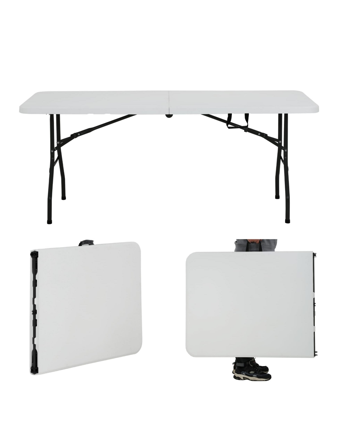 Click here for Aofar 6 Feet Folding Utility Party Dining Table He... prices