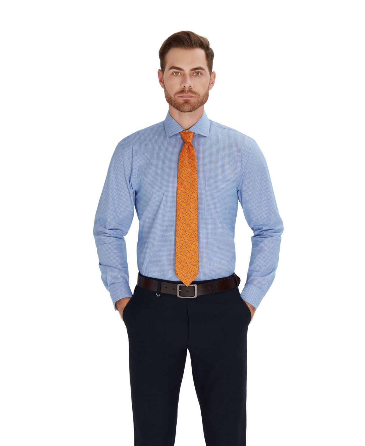 Click here for Club Room Mens Regular-Fit Bespoke Poplin Dress Sh... prices