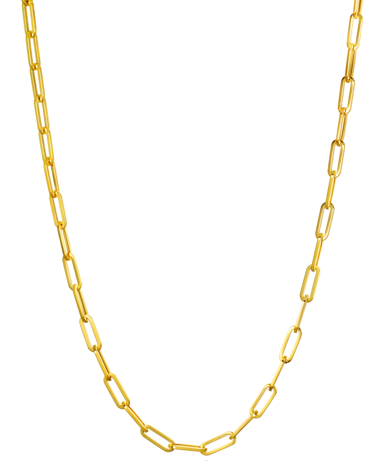 Click here for Italian Gold Paperclip Chain 20 Necklace in 10k Ye... prices