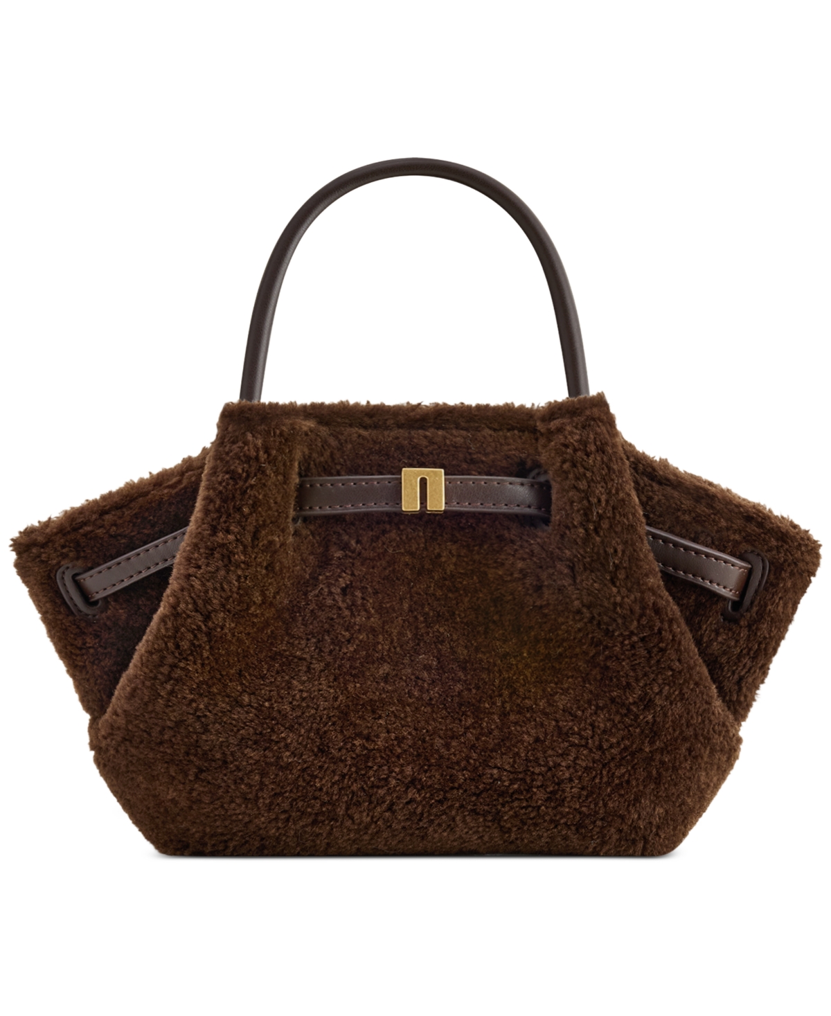 Click here for Jw Pei Hana Small Top Handle Tote Handbag - Dark B... prices