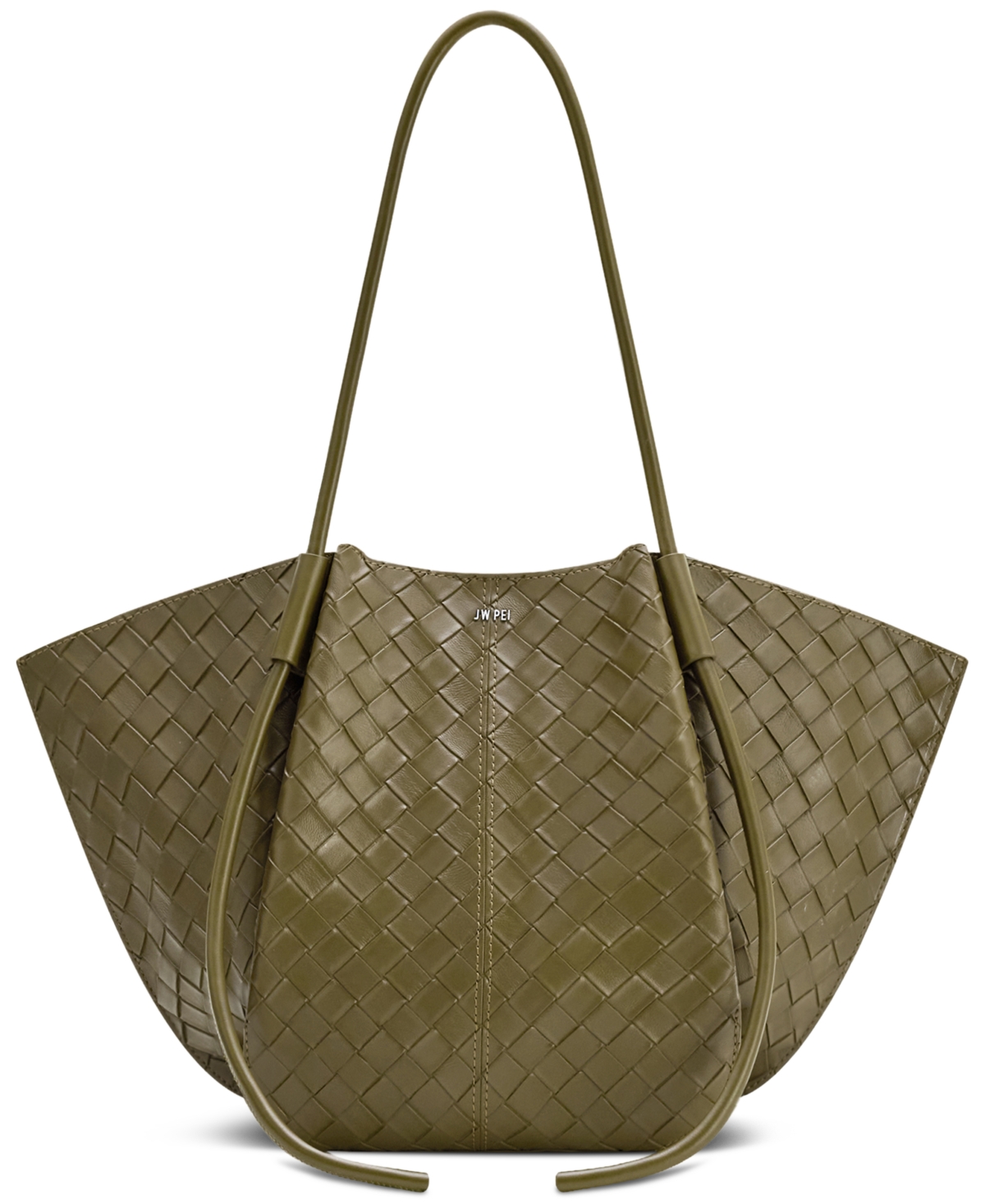 Click here for Jw Pei Nala Wide Large Weave Texture Tote Handbag... prices