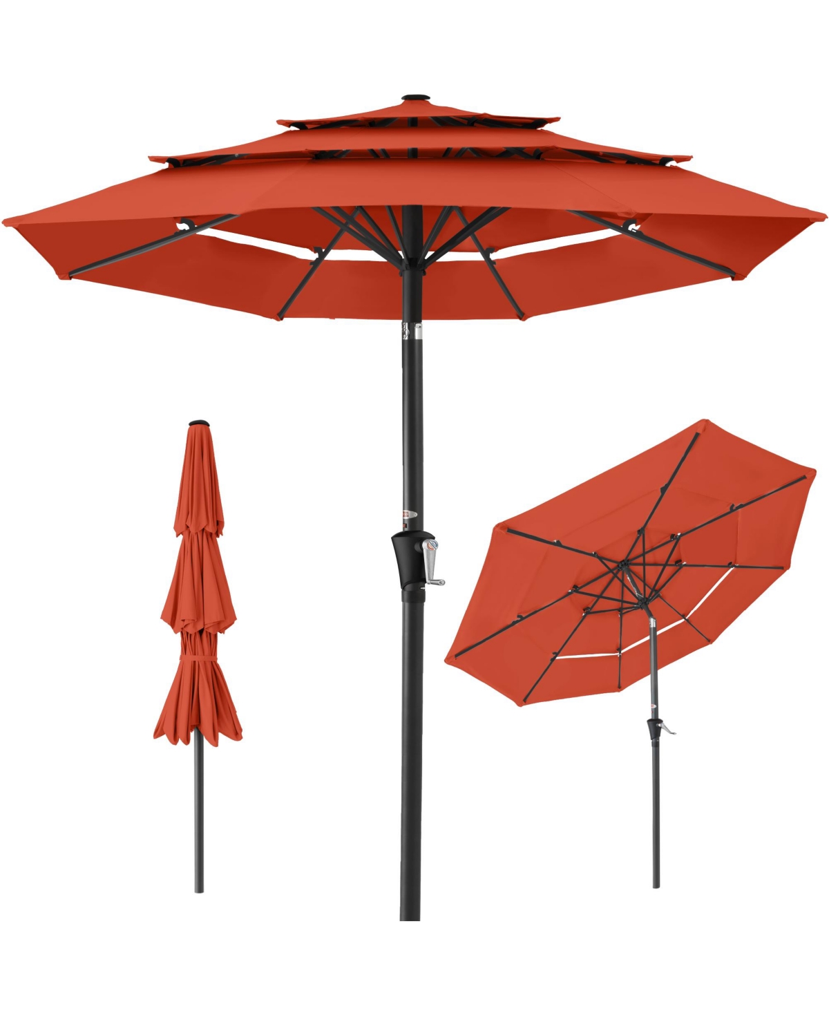 Click here for Best Choice Products 10 Feet 3-Tier Patio Umbrella... prices