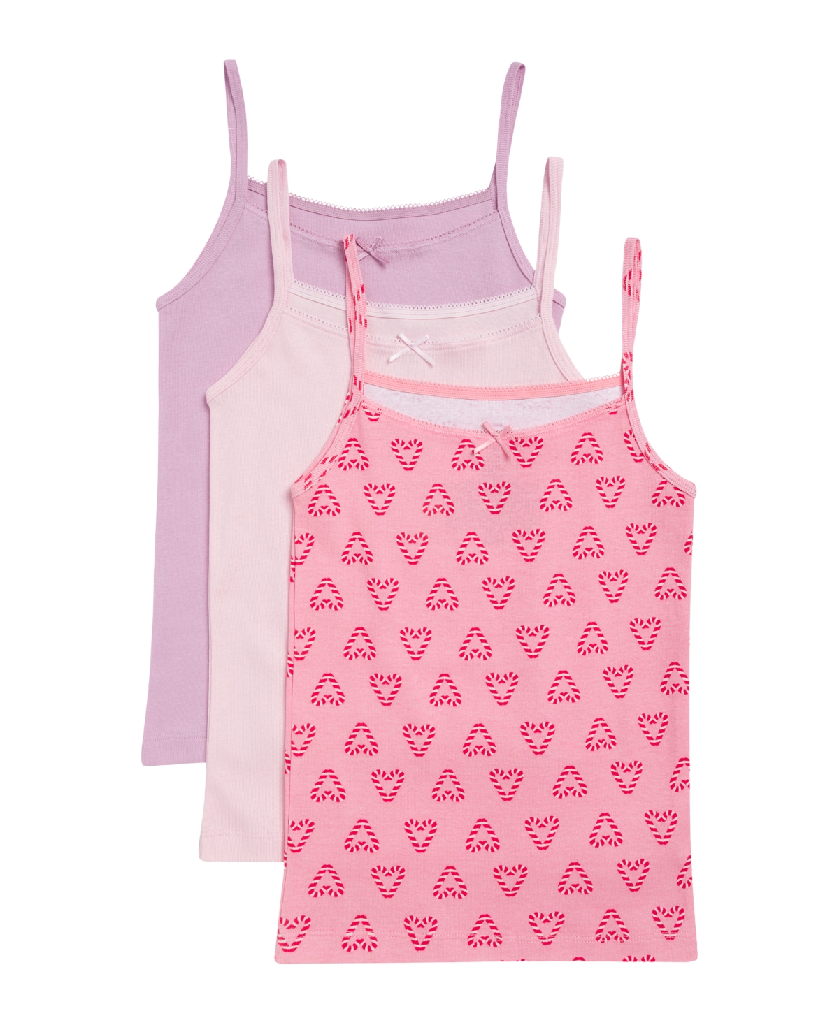 Click here for Maidenform Girls 6-16 Picot Trim Camis  3-Pack - C... prices