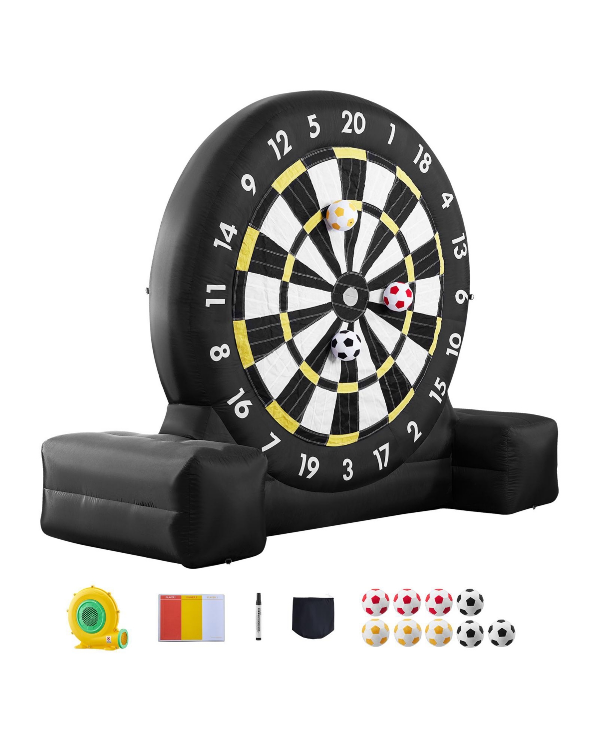 Click here for Vevor Inflatable Soccer Dart Board over 8 ft High... prices