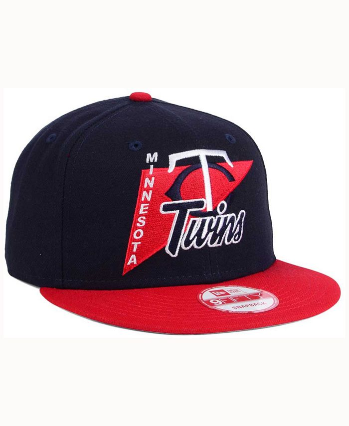 New Era Minnesota Twins Logo Stacker 9FIFTY Snapback Cap - Macy's