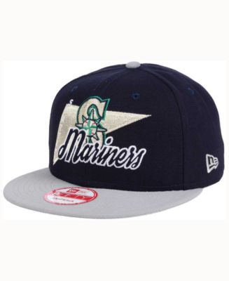 New Era Seattle Mariners Logo Stacker 9FIFTY Snapback Cap - Macy's
