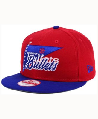 New Era Washington Bullets HWC Logo Stacker 9FIFTY Snapback Cap - Macy's