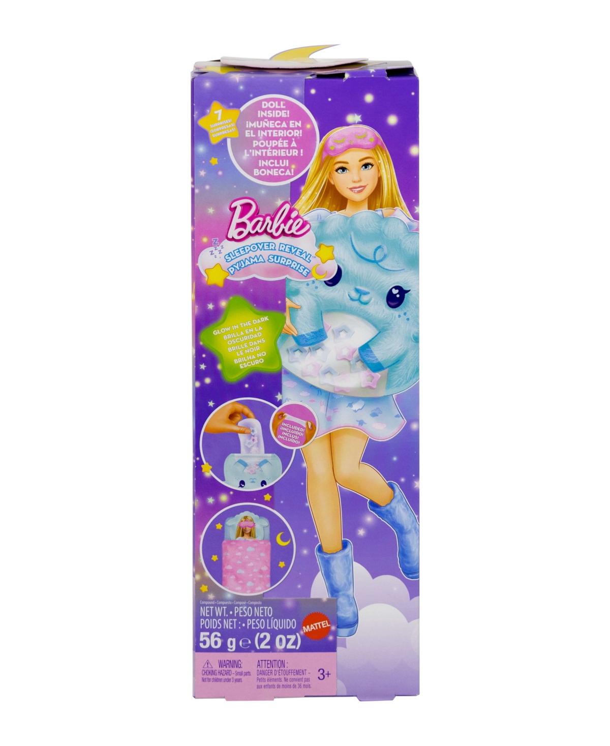 Click here for Barbie Party Unboxed Sleepover Reveal Series Glow-... prices